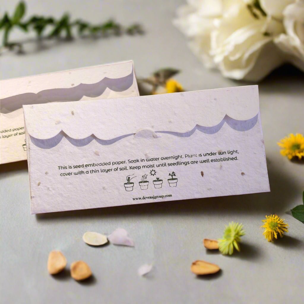 Plantable Seed Paper Money Envelope - Personalize Gifting – DEVRAAJ ...