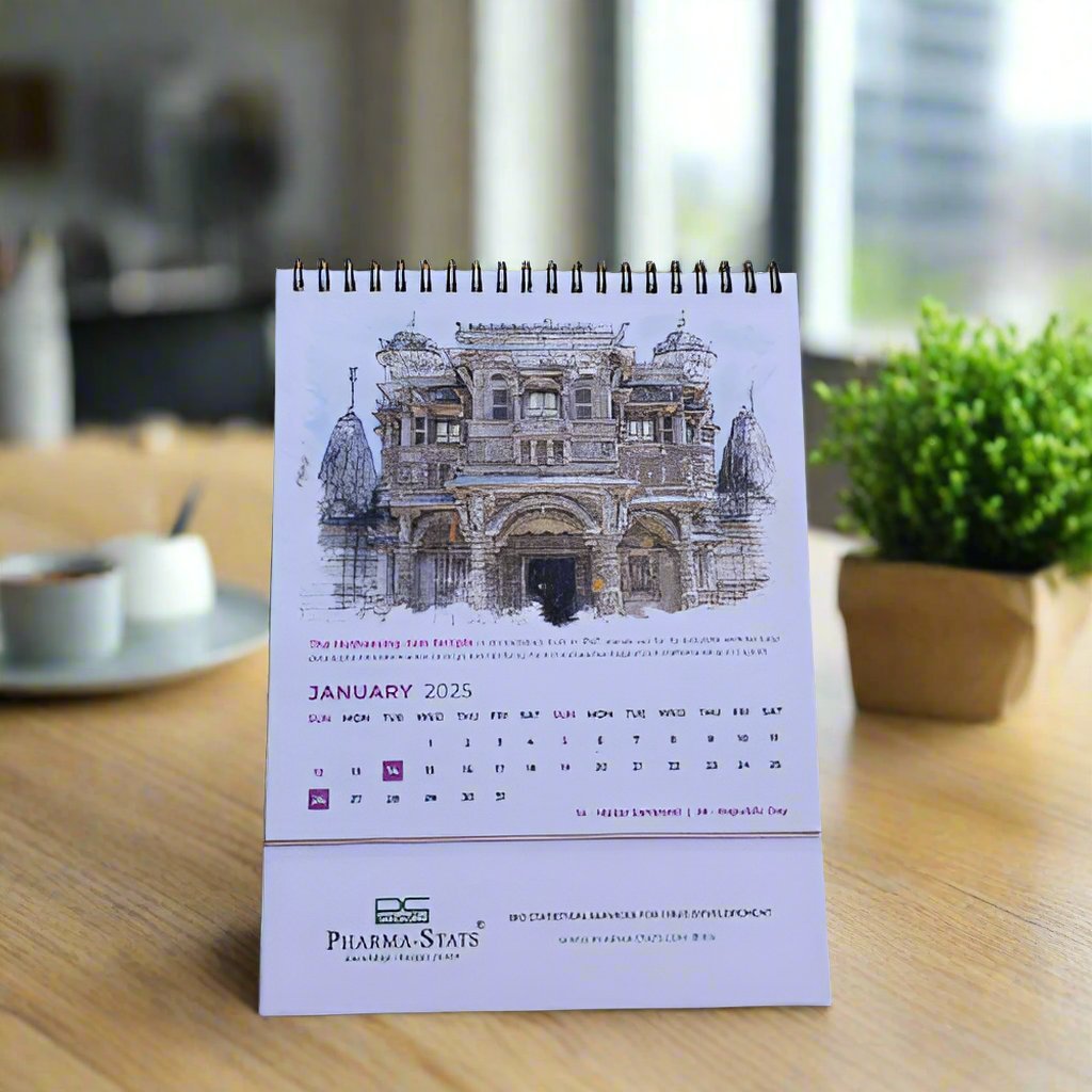 Designer Calendar 2025 - Stylish & Unique Desktop Calendar – DEVRAAJ ...