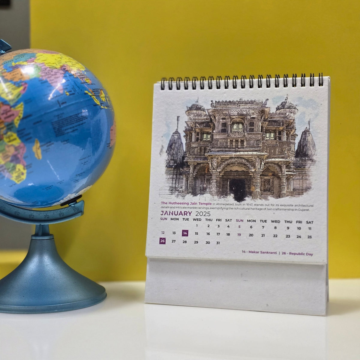 Designer Calendar 2025 - Stylish & Unique Desktop Calendar – DEVRAAJ ...