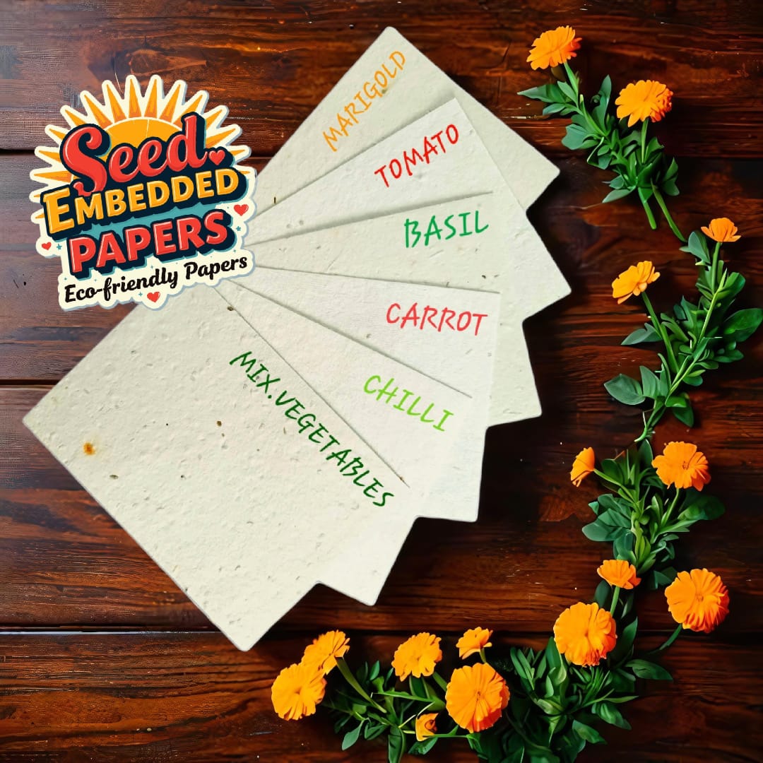 Plantable Seed Papers With Various Size – Tagged "plantable paper A5 ...