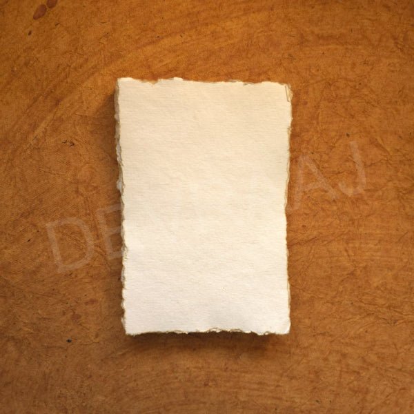 Vintage Handmade Deckle Edge Paper Cards A5 Size – DEVRAAJ HANDMADE ...